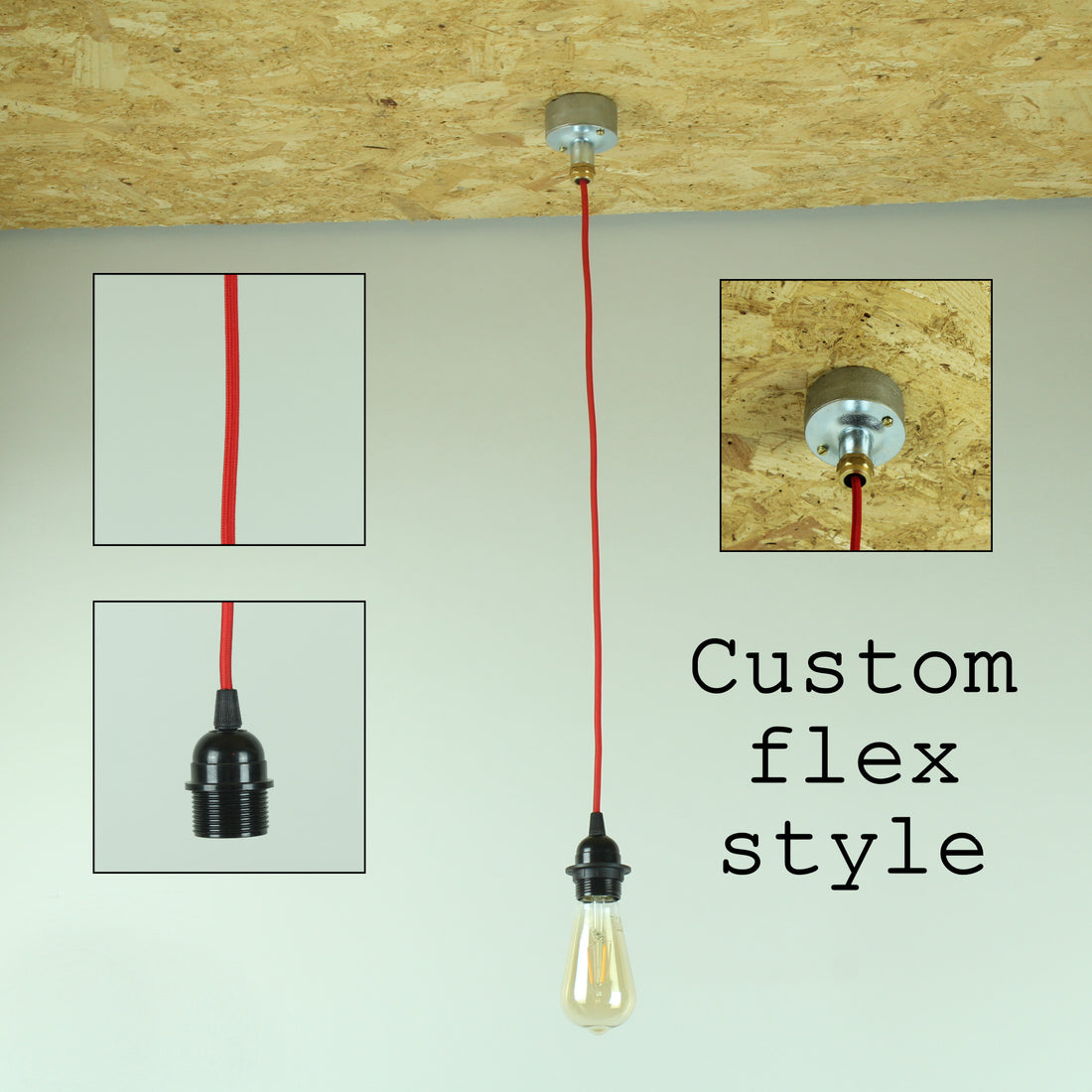 Conduit Pendant Light Fitting – Tungsten Glow Lighting