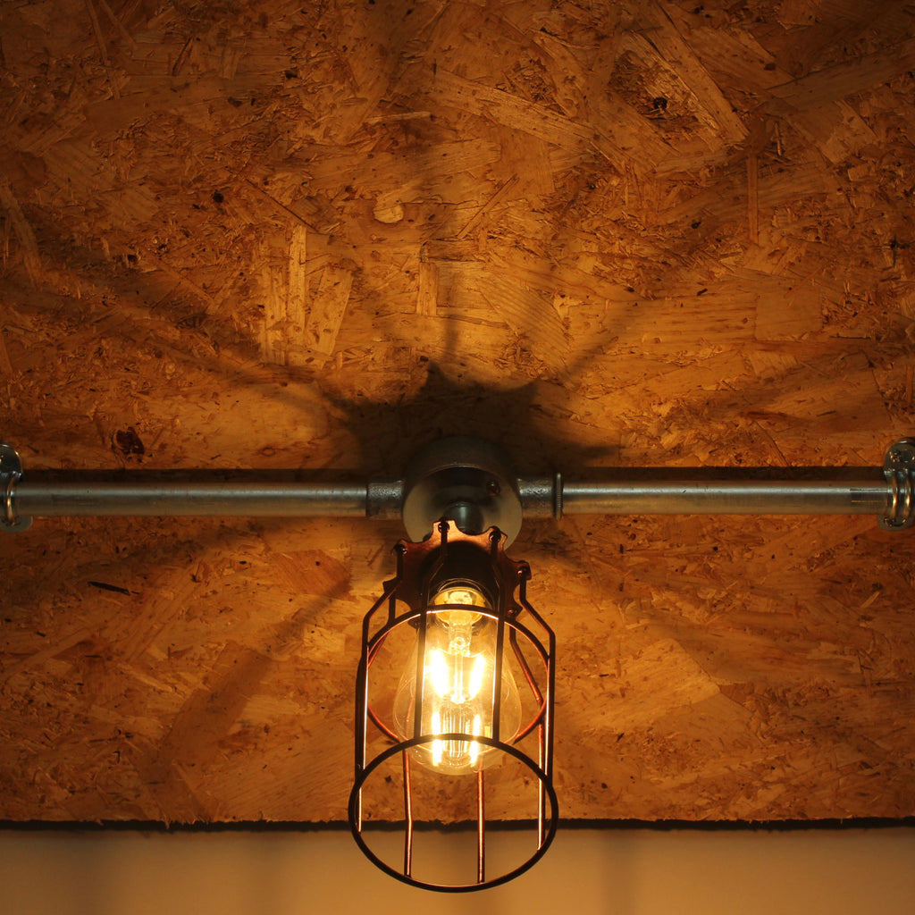 Wire Bottle Shaped Shade – Tungsten Glow Lighting